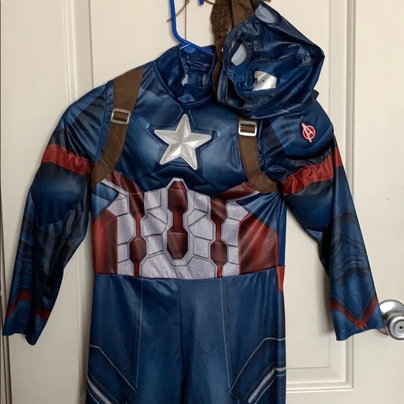 Costumes | Captain American Great Condition Costume | Poshmark